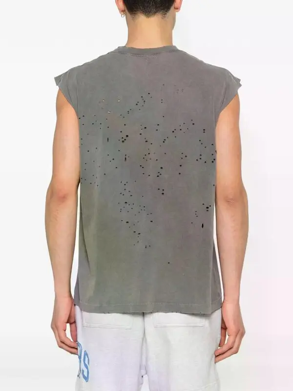 Satisfy Mothtech Distressed Logo-print Vest