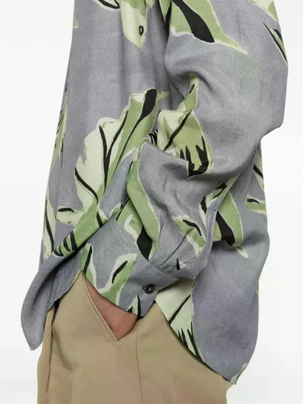 Paul Smith Print Buttoned Shirt