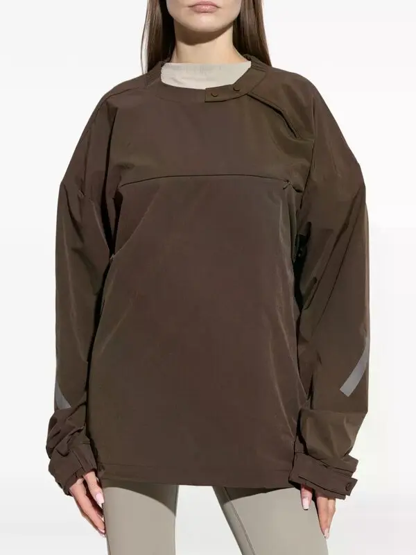 Adidas X Entire Studios Z.n.e. Buttoned Sweatshirt