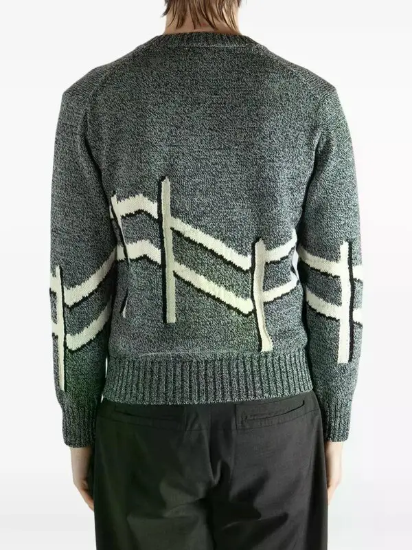 Junya Watanabe Cow Print Cardigan