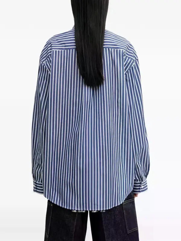 SPORTY & RICH Striped Pocket Shirt