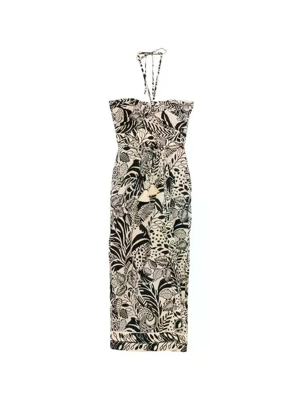 Poupette St Barth Collina Midi Dress - Black