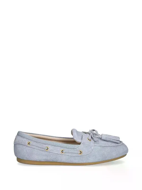 Liu Jo Suede Loafers With Tassel Detail - Blue