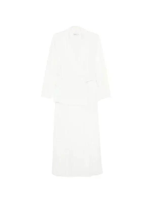Simkhai Alexandra Pleated Blazer Dress