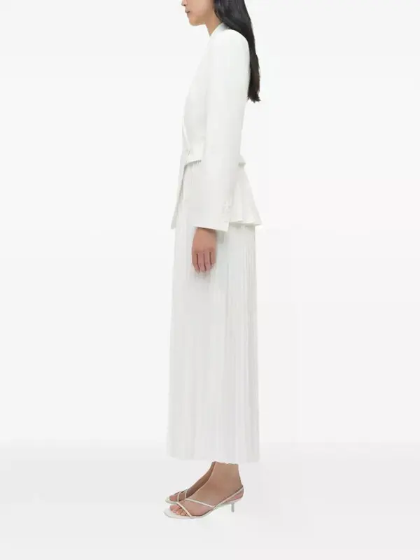 Simkhai Alexandra Pleated Blazer Dress