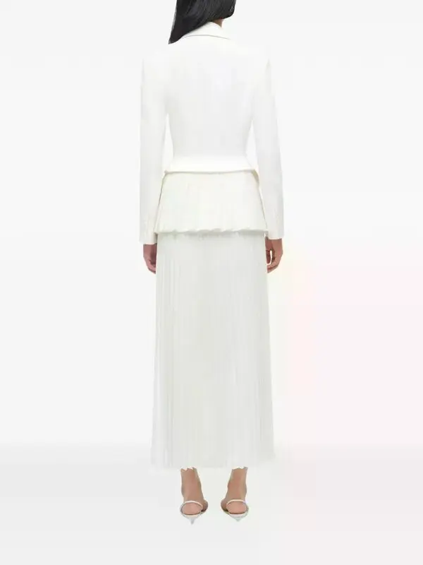 Simkhai Alexandra Pleated Blazer Dress