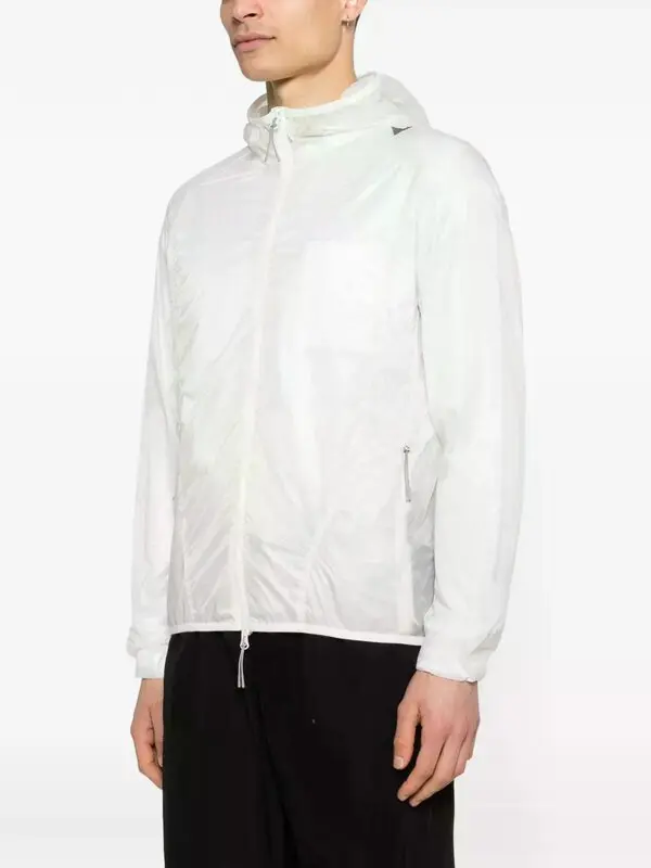 ROA Logo-detail Hooded Jacket - White