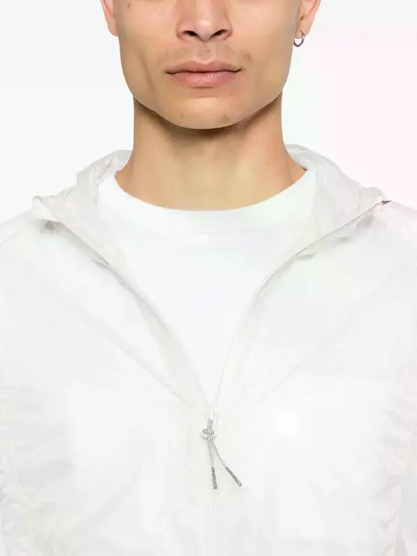 ROA Logo-detail Hooded Jacket - White