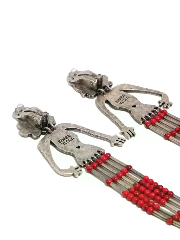 Bimba Y Lola Silhouette Beaded Earrings