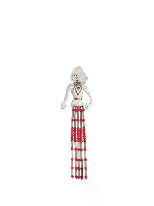 Bimba Y Lola Silhouette Beaded Earrings