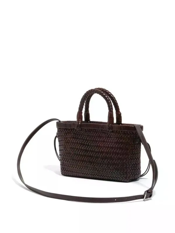 Bimba Y Lola Woven Leather Tote Bag