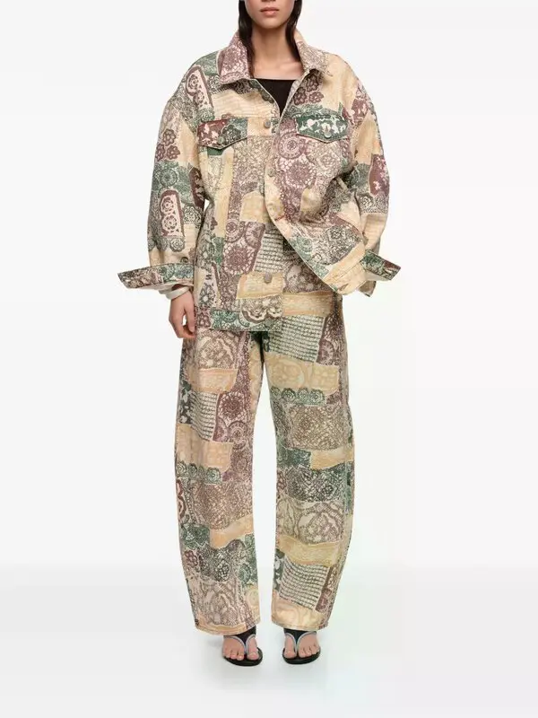 Bimba Y Lola Printed Cotton Jacket