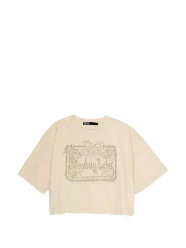 Bimba Y Lola Graphic-print T-shirt - Neutrals