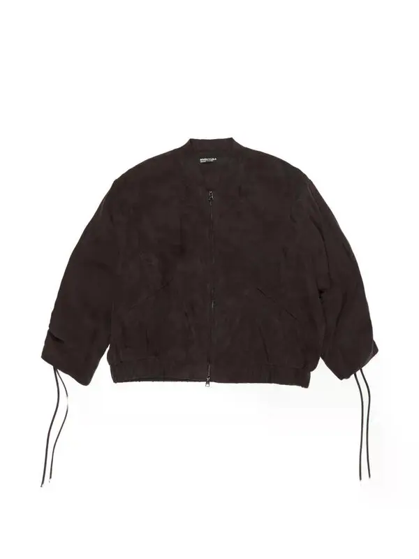 Bimba Y Lola Bomber Jacket With Drawstring - Black