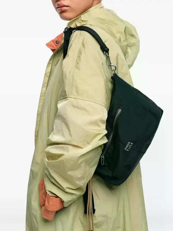Bimba Y Lola Trapezio Zipped Shoulder Bag - Black