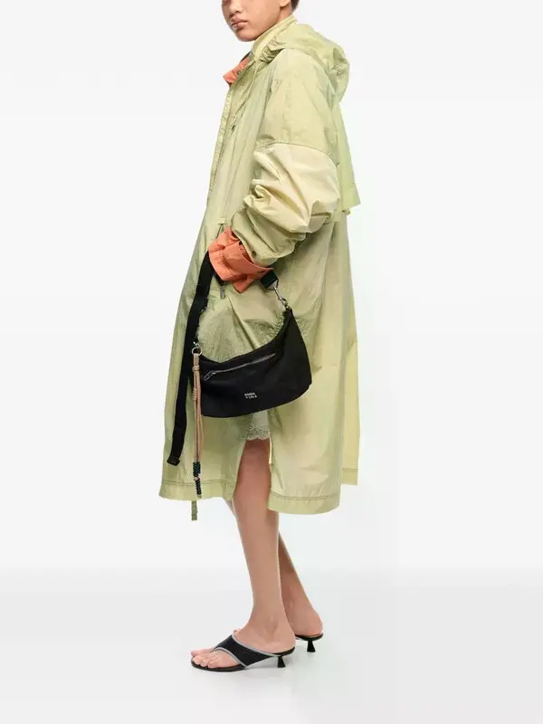 Bimba Y Lola Trapezio Zipped Shoulder Bag - Black