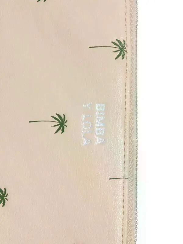 Bimba Y Lola Palms Tree-print Wallet - Neutrals