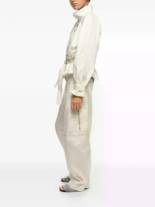 Bimba Y Lola Belted Cotton Jacket