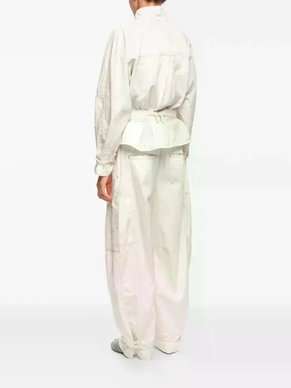 Bimba Y Lola Belted Cotton Jacket