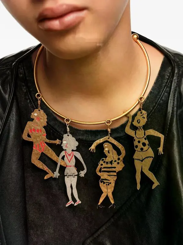 Bimba Y Lola Figure Pendant Necklace