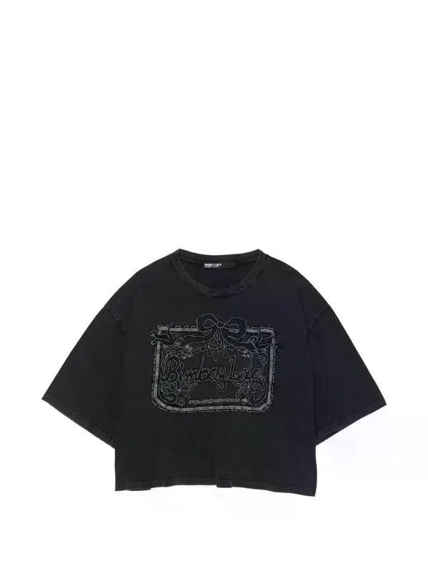 Bimba Y Lola Graphic Print T-shirt - Black