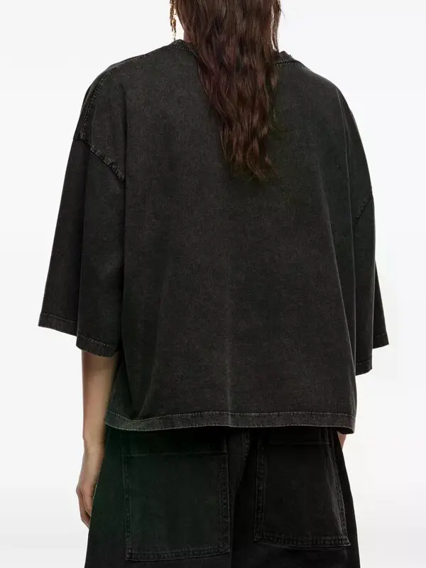 Bimba Y Lola Graphic Print T-shirt - Black