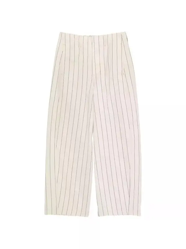 Bimba Y Lola Wide-leg Striped Trousers