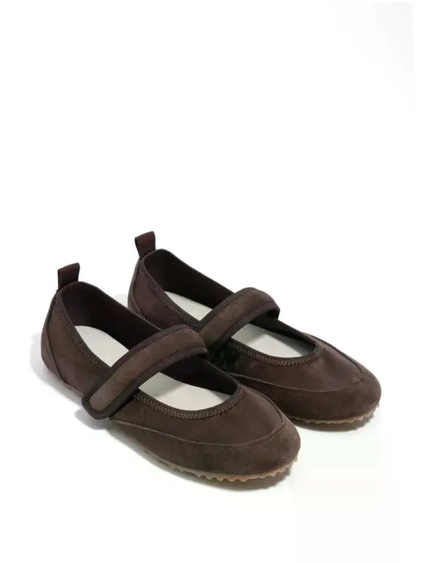 Bimba Y Lola Strap-detail Ballet Flats - Brown