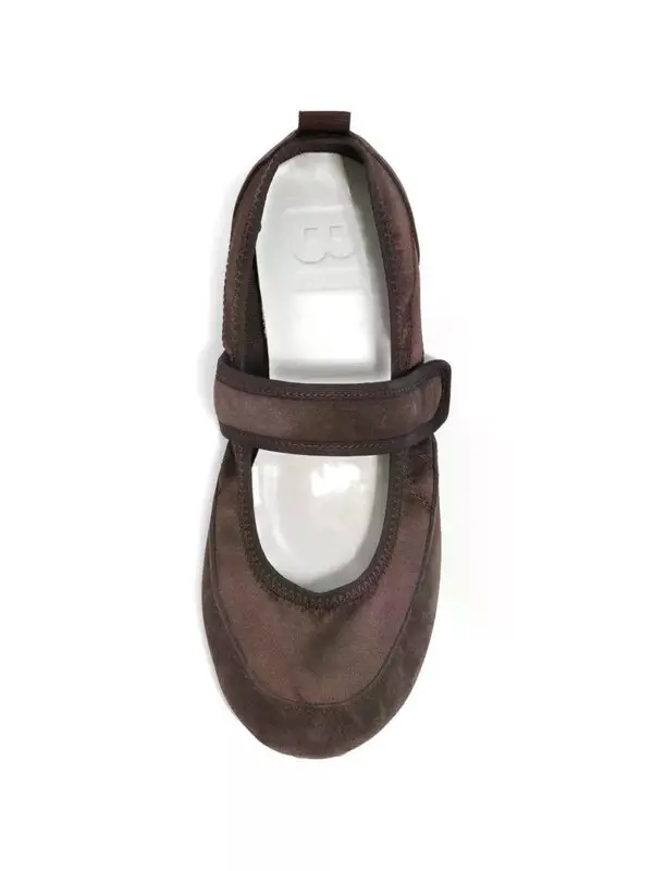 Bimba Y Lola Strap-detail Ballet Flats - Brown