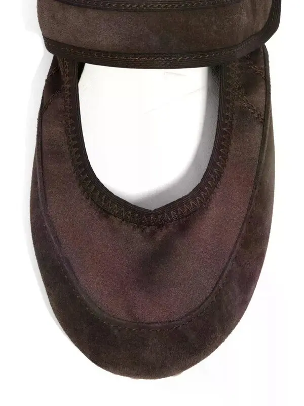 Bimba Y Lola Strap-detail Ballet Flats - Brown
