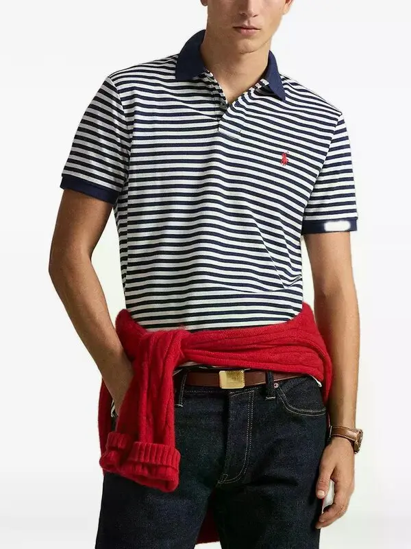 Polo Ralph Lauren Striped Piqué Polo Shirt