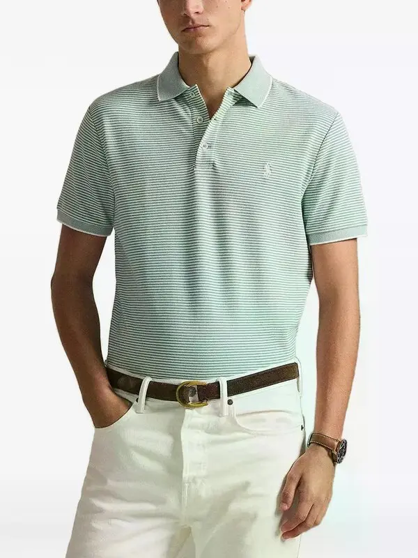 Polo Ralph Lauren Striped Logo Polo Shirt