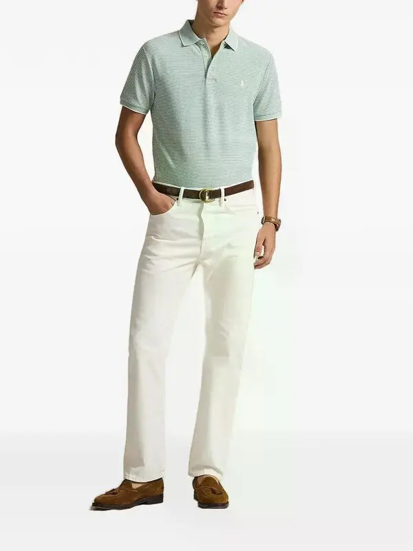 Polo Ralph Lauren Striped Logo Polo Shirt
