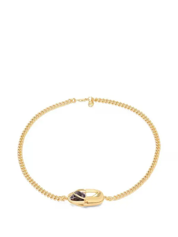 CAPSULE ELEVEN Crystal Choker - Gold