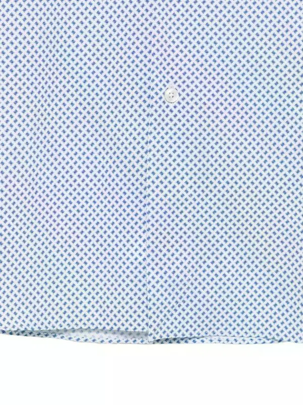 XACUS Patterned Shirt - Blue