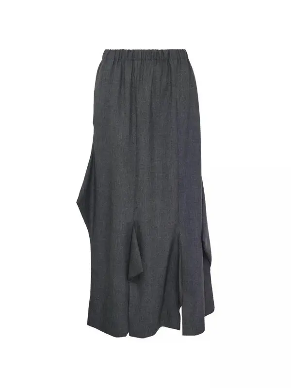 ENFOLD Elasticated Waistband Midi Skirt