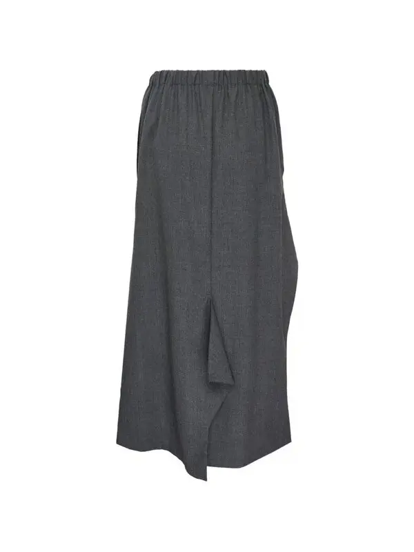ENFOLD Elasticated Waistband Midi Skirt