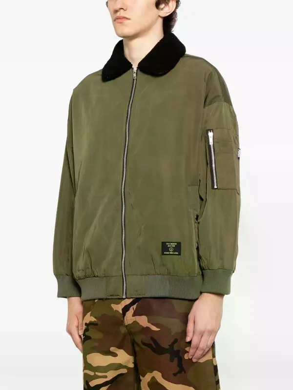 PEACE AND AFTER Zip-up Embroidered Jacket