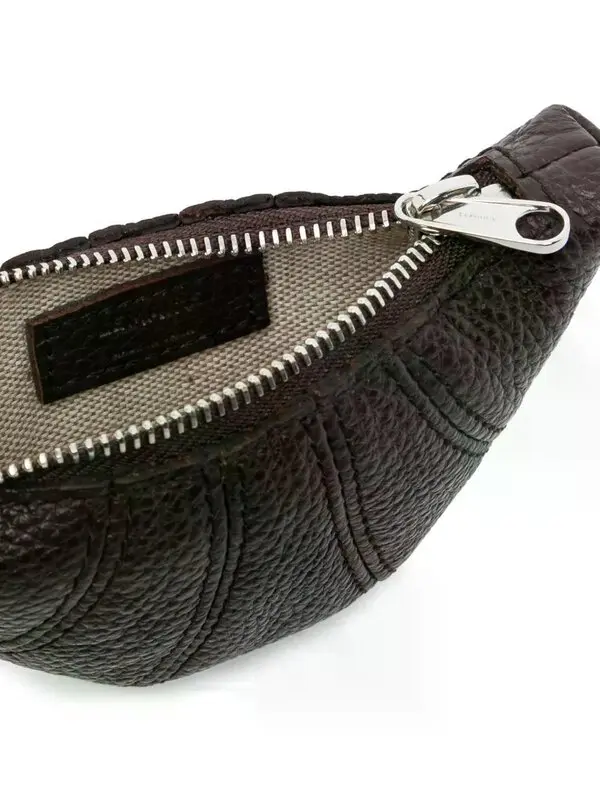 LEMAIRE Mini Croissant Keyring - Brown