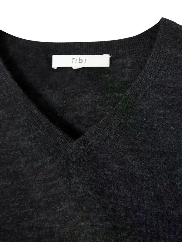 Tibi V-neck Long Sleeve Sweater