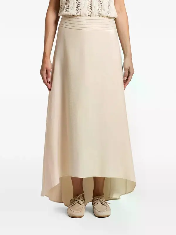Peserico High-low A-line Skirt