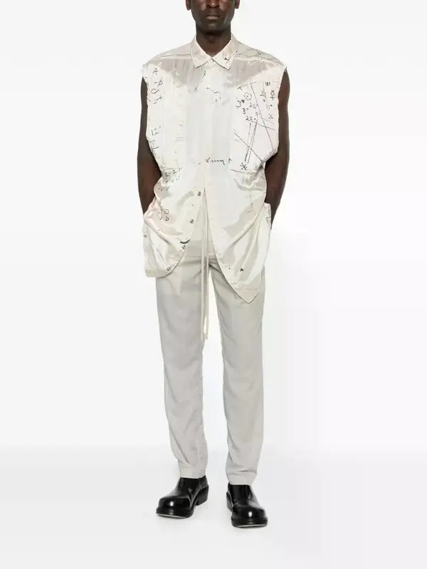 Rick Owens Drawstring Trousers - Grey