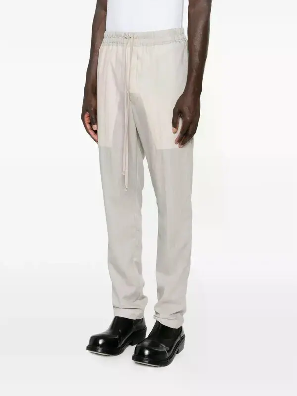 Rick Owens Drawstring Trousers - Grey