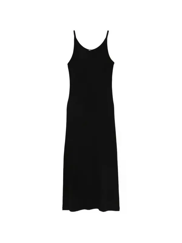 TOTEME Fluid Slip Midi Dress - Black