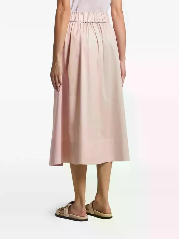 Peserico A-line Pleated Skirt