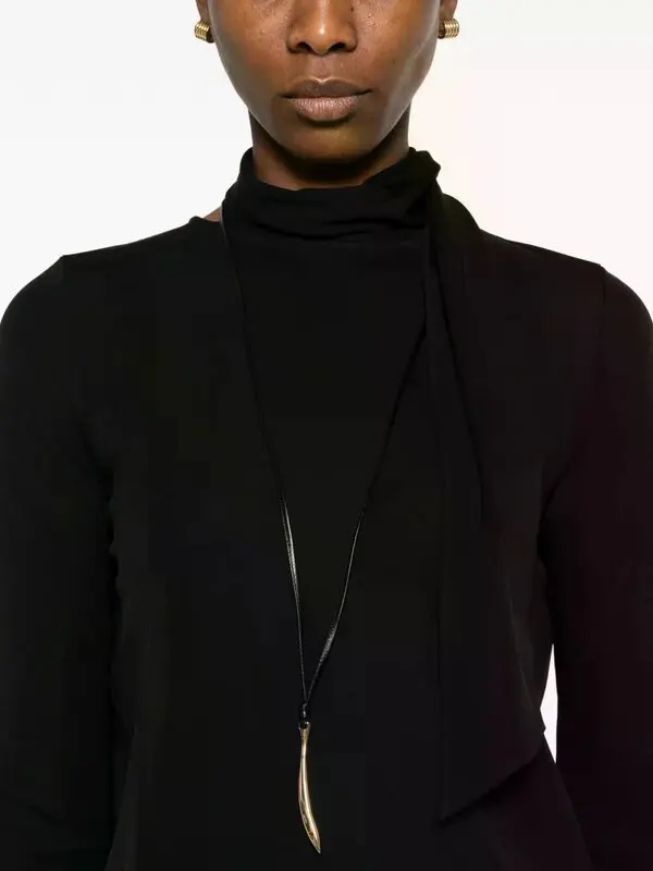 TOTEME High-neck Jersey Top - Black