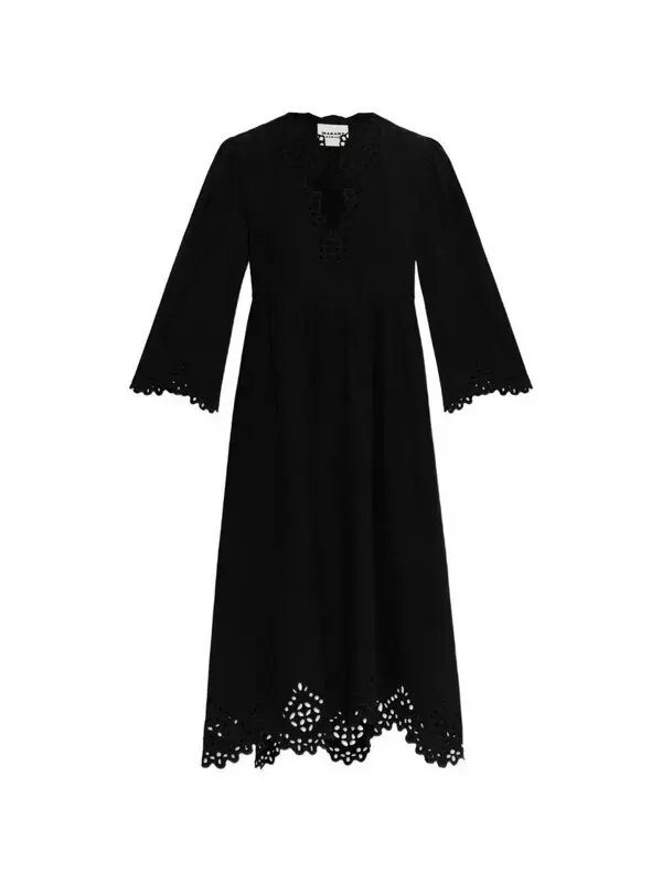 MARANT ETOILE Tianny Cut-out Dress - Black