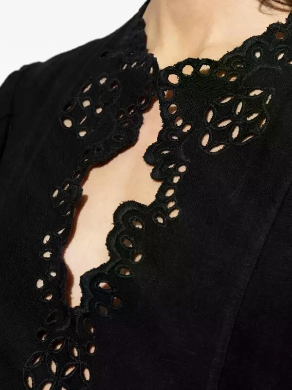 MARANT ETOILE Tianny Cut-out Dress - Black