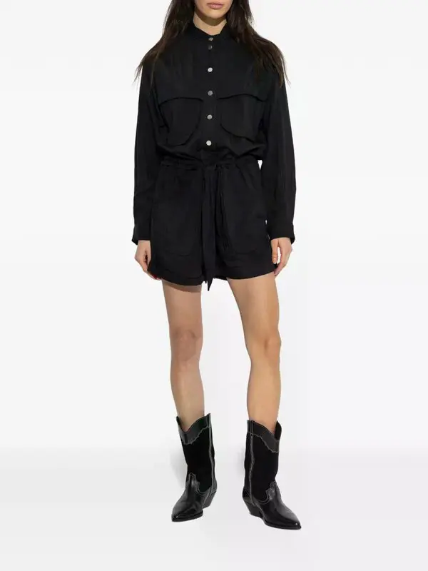 MARANT ETOILE Crinkled Utility Jumpsuit