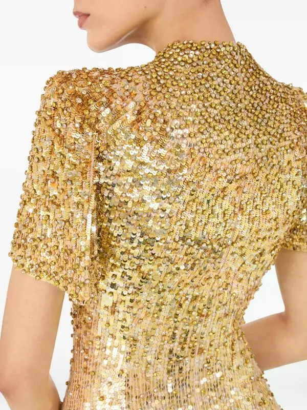 Jenny Packham Jourdain Sequin-embellished Maxi Dress